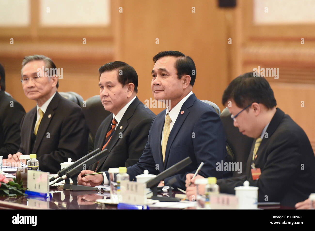 Beijing, China. 22nd Dec, 2014. Li Keqiang meeting with Thai prime ...