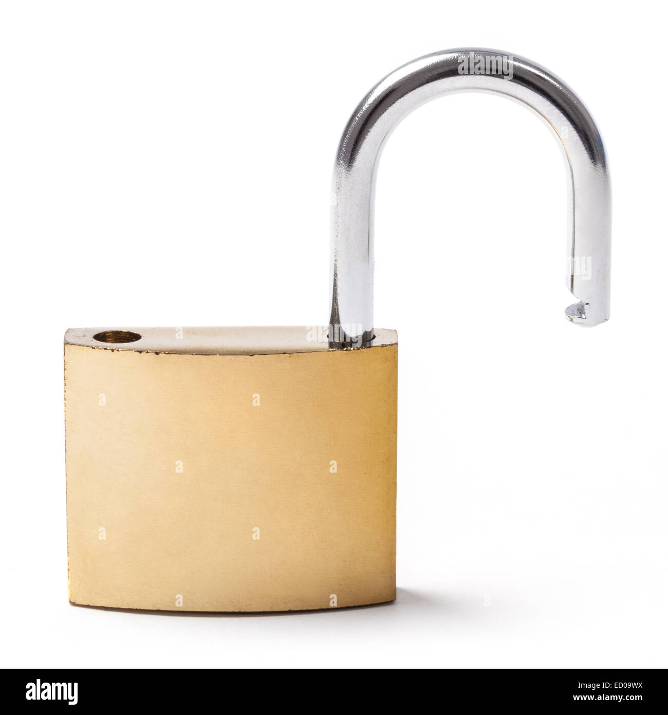 Steel brass padlock hi-res stock photography and images - Alamy