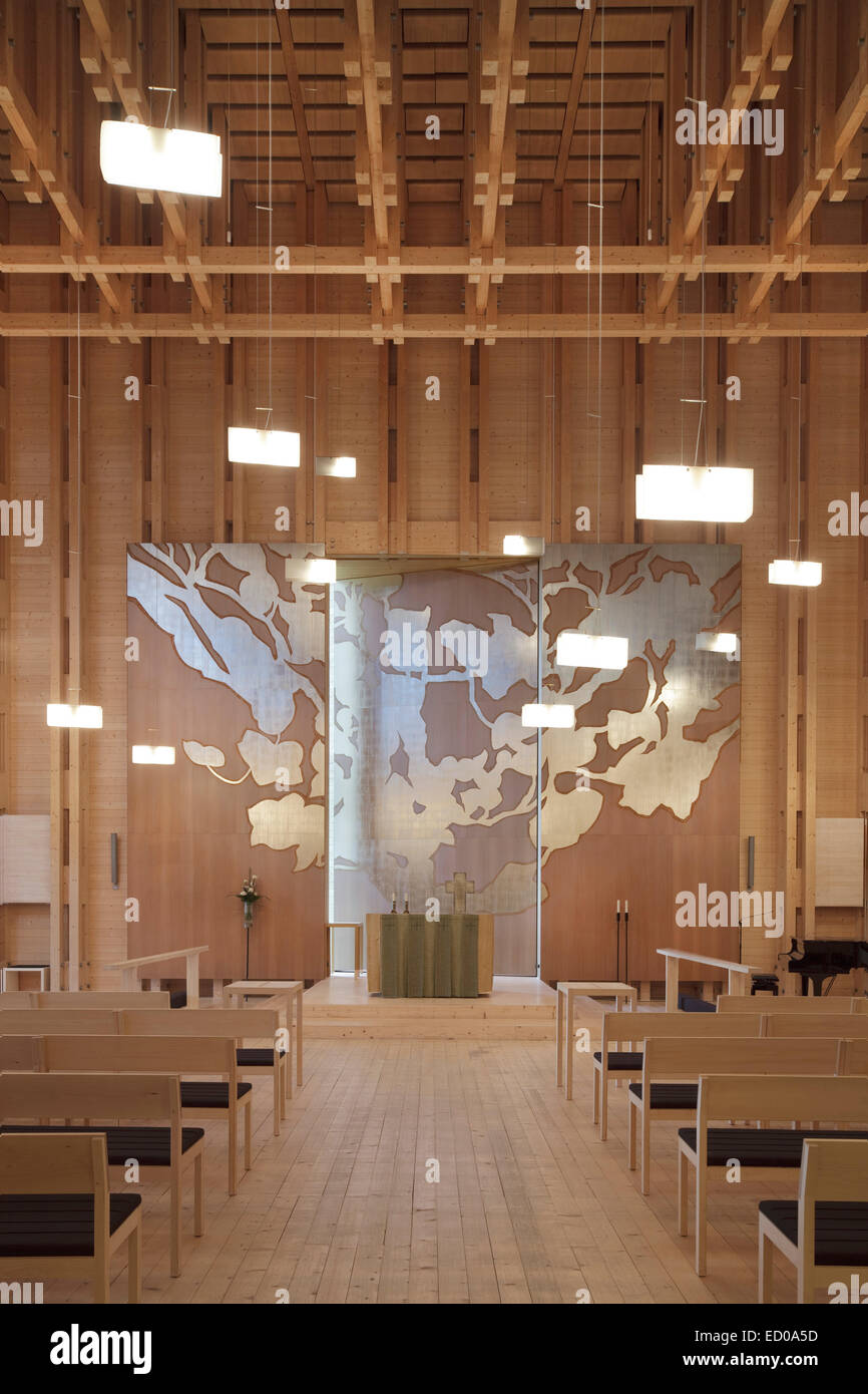Viikki Church, Helsinki, Finland. Architect: JKMM Architects, 2005 ...