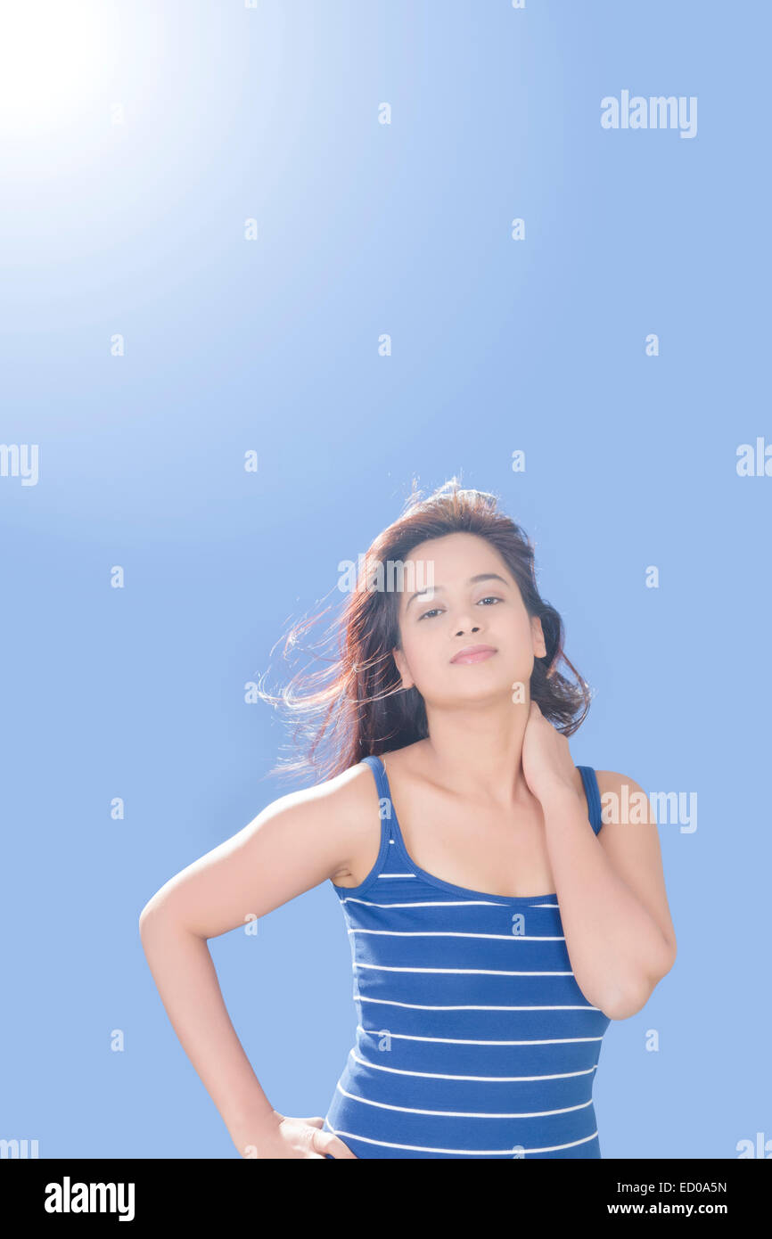 indian Beauty Glamorous Lady pose Stock Photo - Alamy