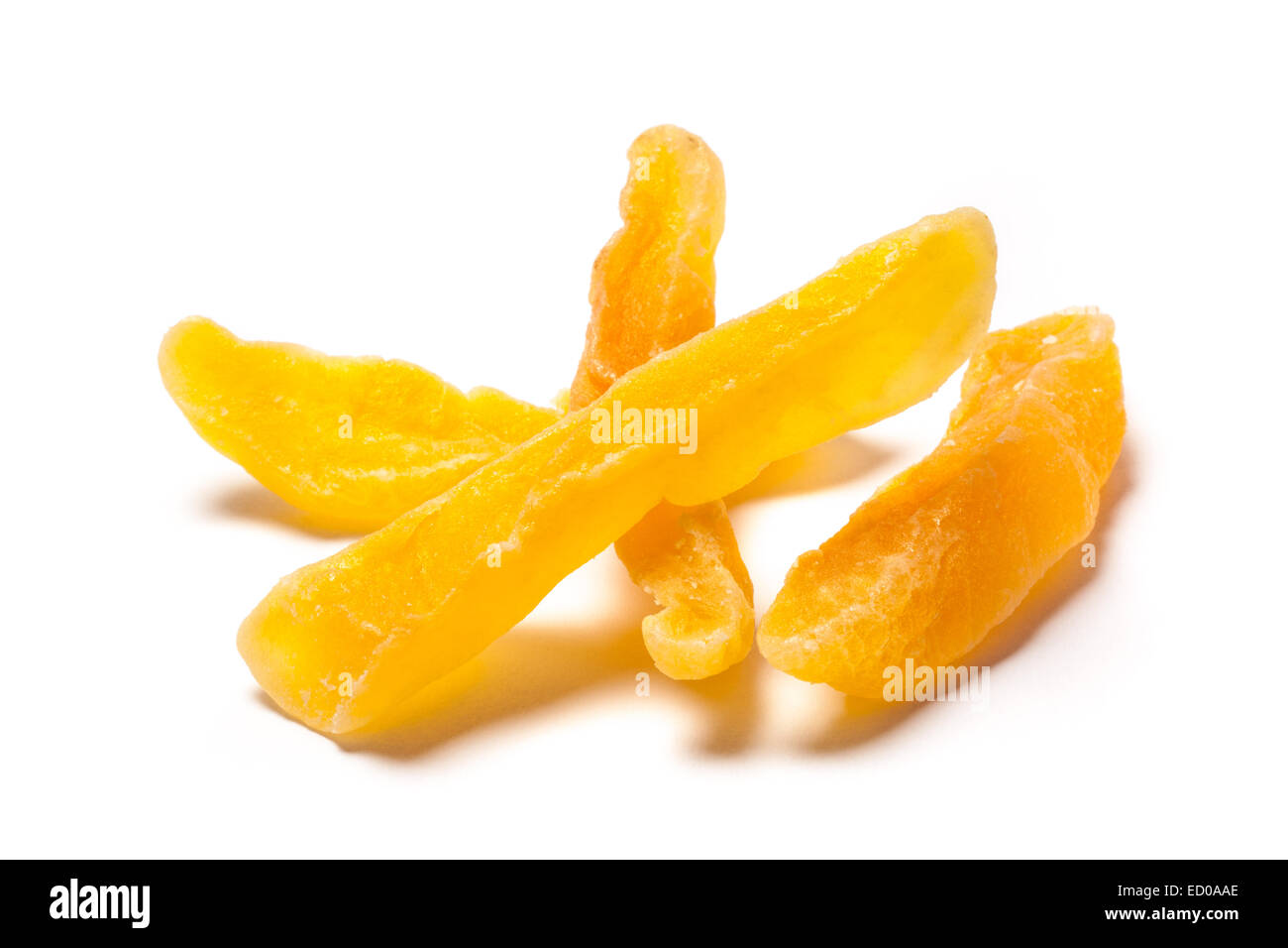 Photo of dried melon isolated on white background Stock Photo - Alamy