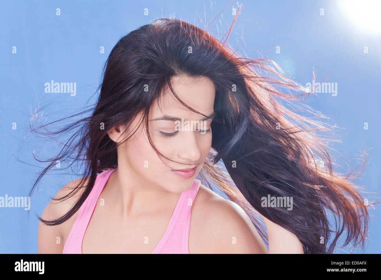 indian Beauty Glamorous Lady Stock Photo - Alamy