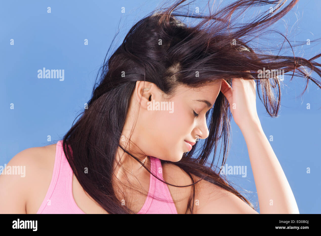 indian Beauty Glamorous Lady Stock Photo - Alamy