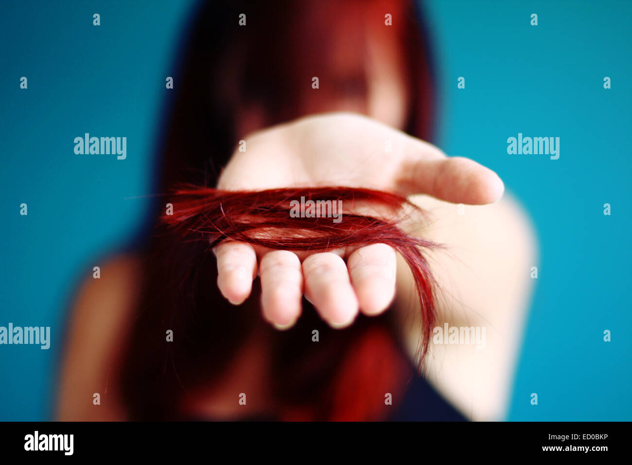 Long hair cut off hi-res stock photography and images - Alamy