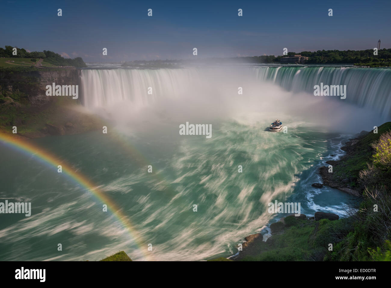 Double rainbow over Niagara Falls, Ontario, Canada Stock Photo - Alamy