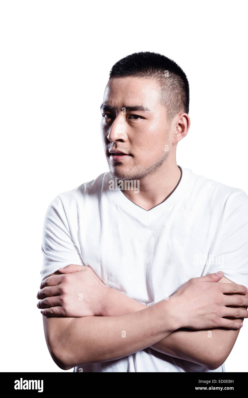 Suspicious man looking camera hi-res stock photography and images - Alamy