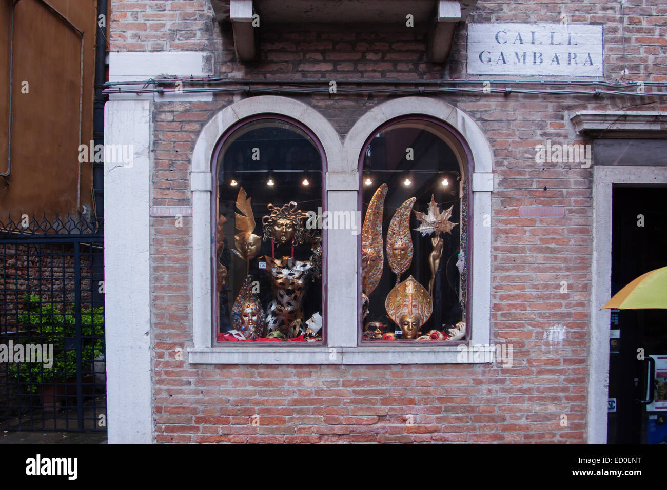 Shop Window Venice Italy TV000293 Stock Photo - Alamy