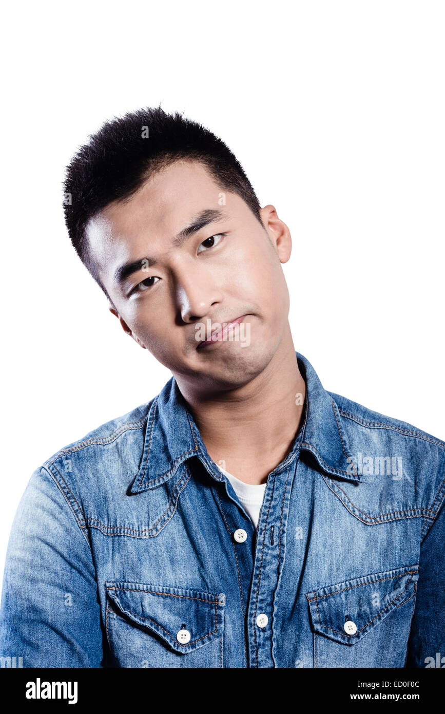 Portrait of disappointed young man Stock Photo - Alamy Portrait of disappointed young man Stock Photo - Alamy