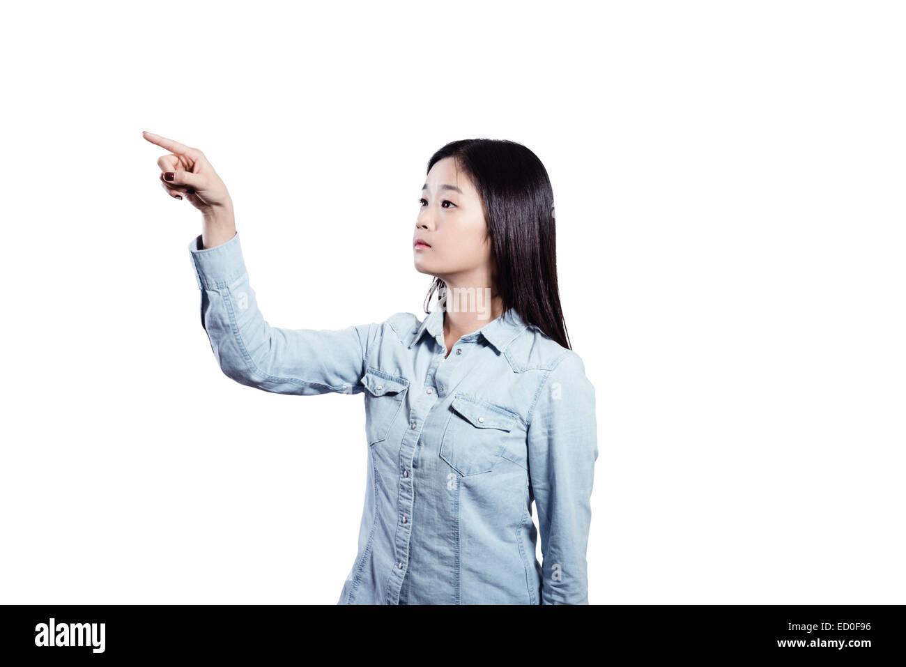 Person touching screen hi-res stock photography and images - Alamy