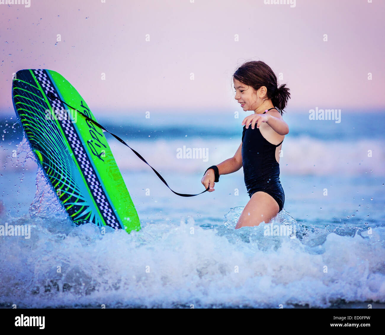 Girl Surfboard High Resolution Stock Photography and Images - Alamy