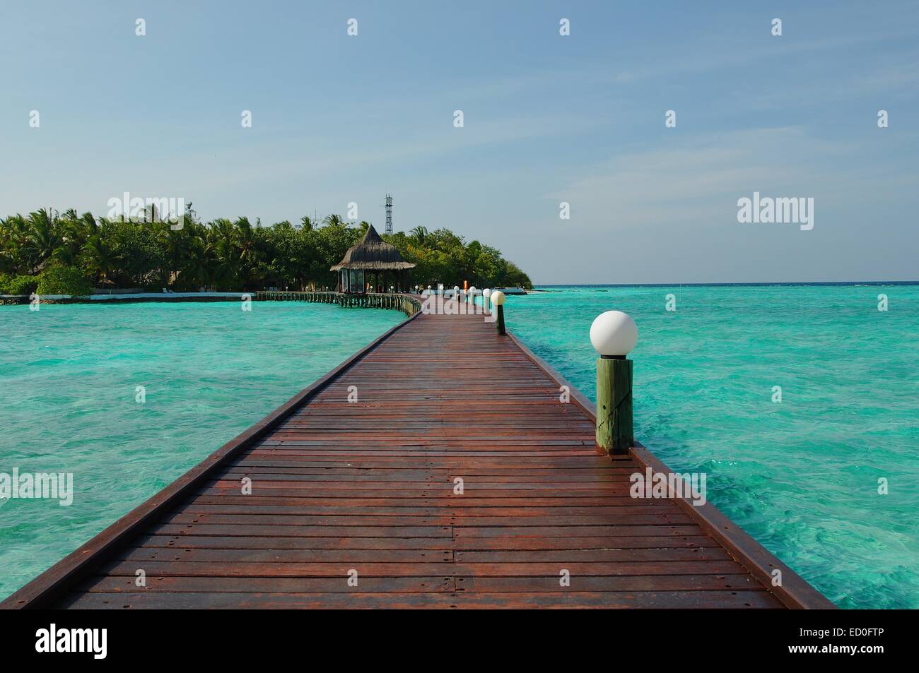 Maldives Jetty High Resolution Stock Photography and Images - Alamy