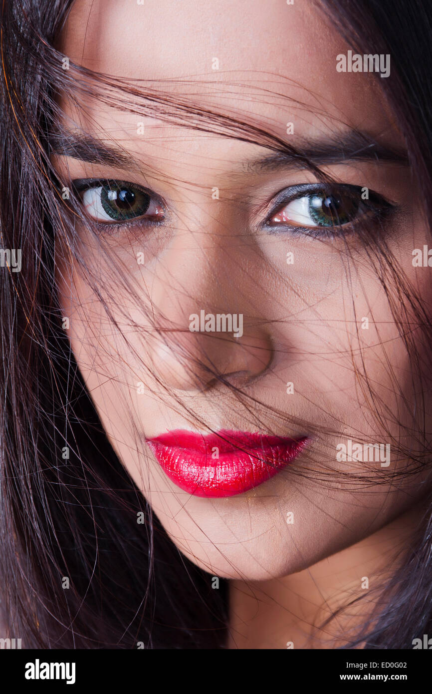 indian Beauty Glamorous Lady Stock Photo - Alamy