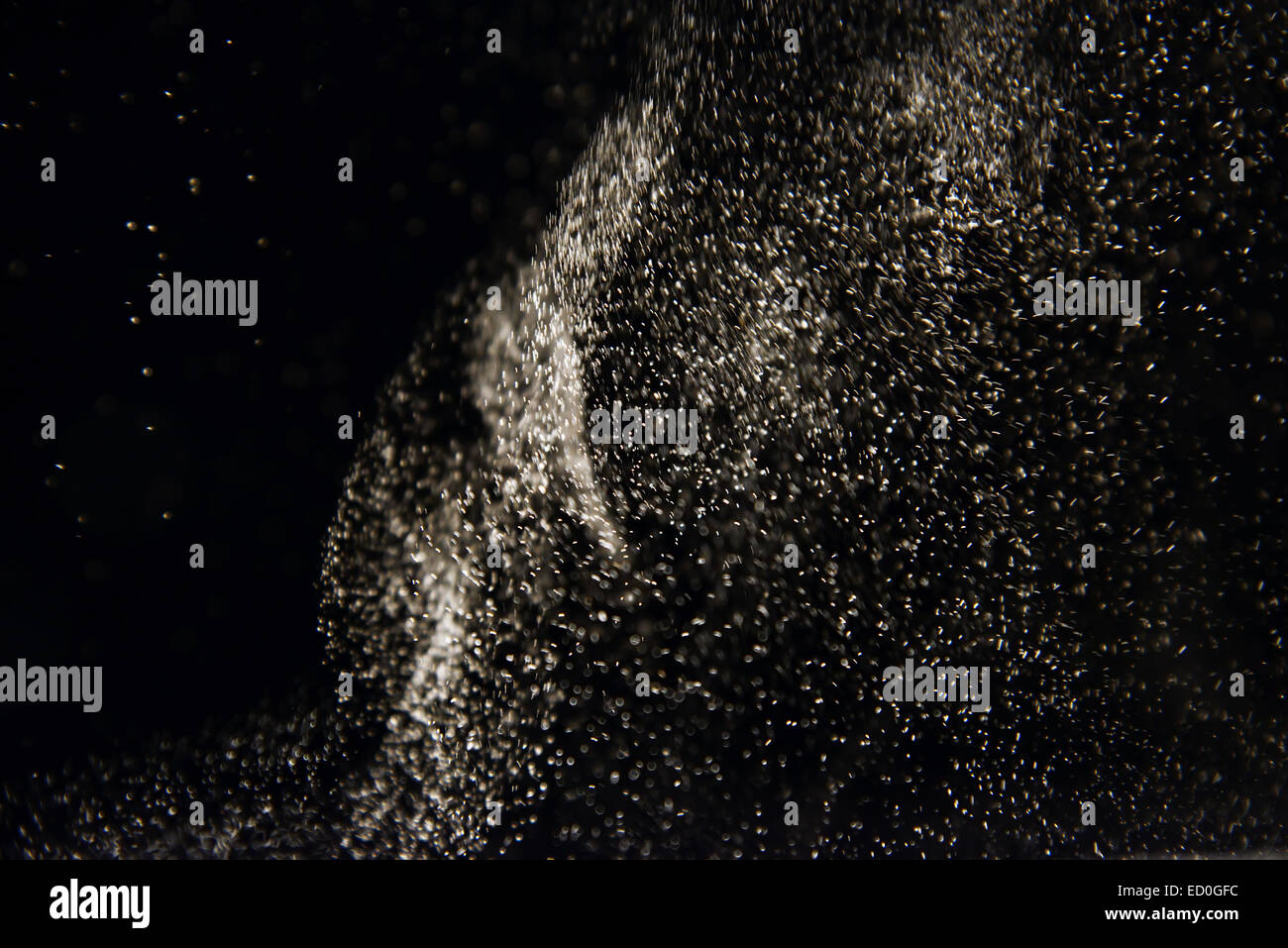sparkling blizzard in the dark Stock Photo - Alamy