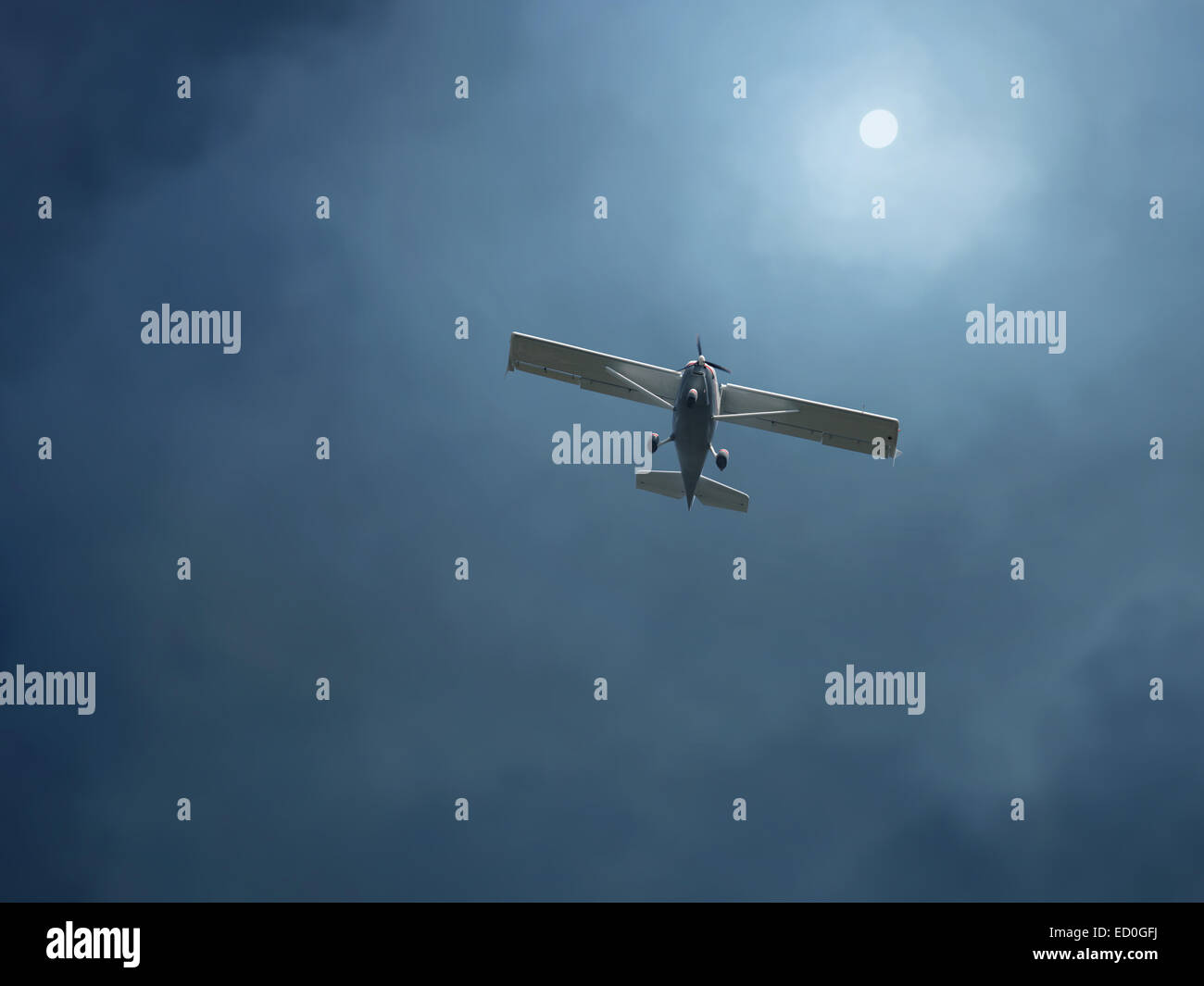 Airplane flying through storm clouds hi-res stock photography and ...