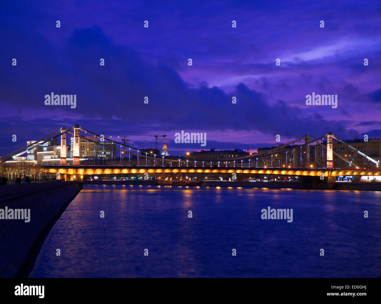 Purple bridge hi-res stock photography and images - Alamy