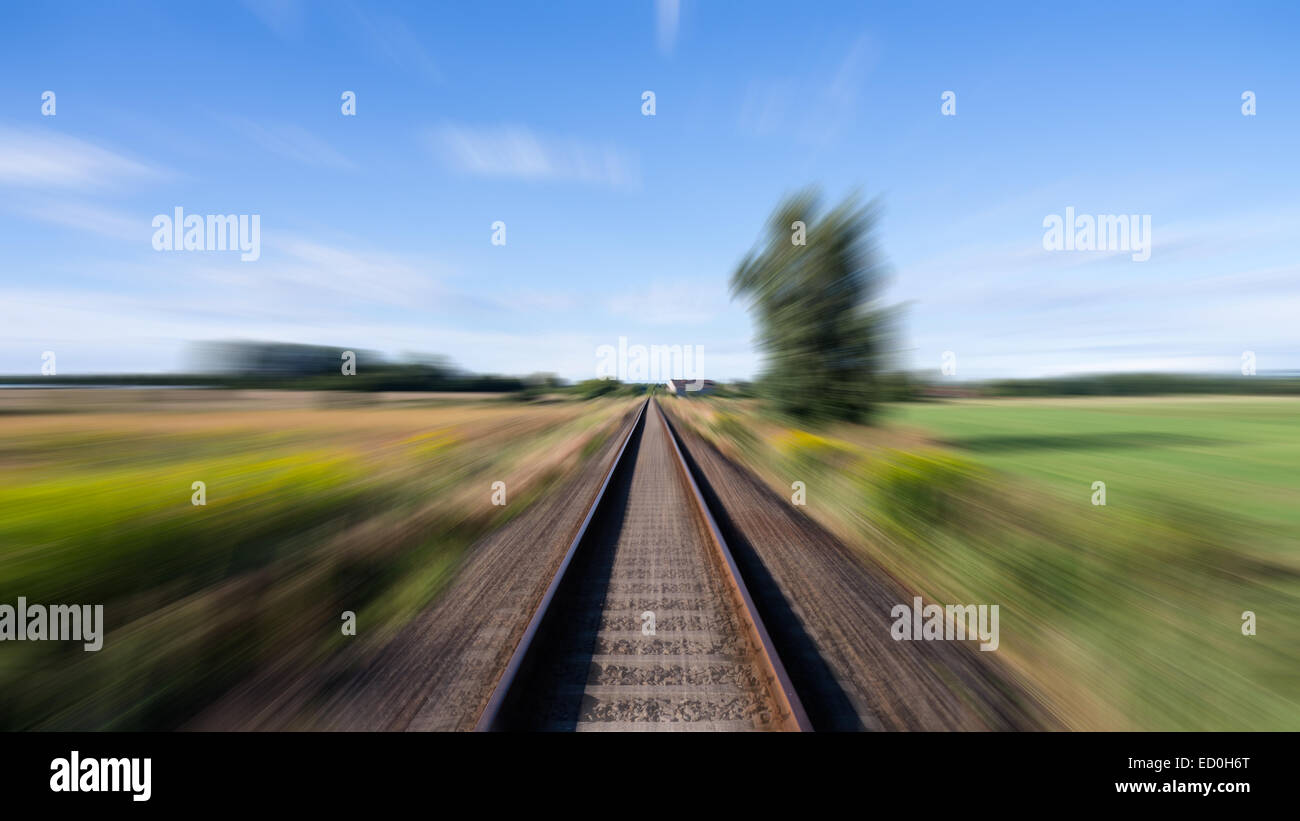 Driving in rail hi-res stock photography and images - Alamy