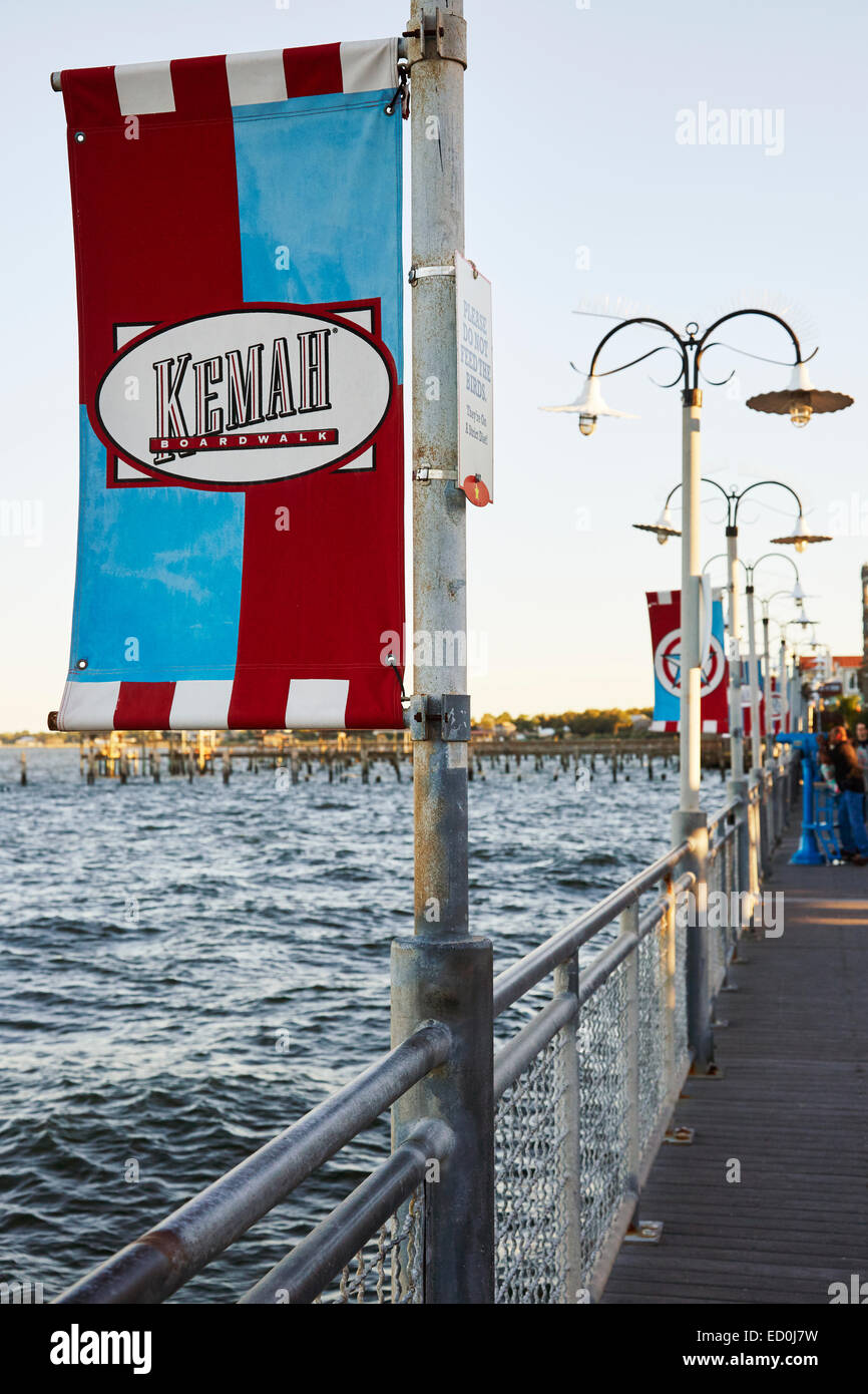 Kemah Boardwalk view, Houston, Texas, USA Stock Photo - Alamy
