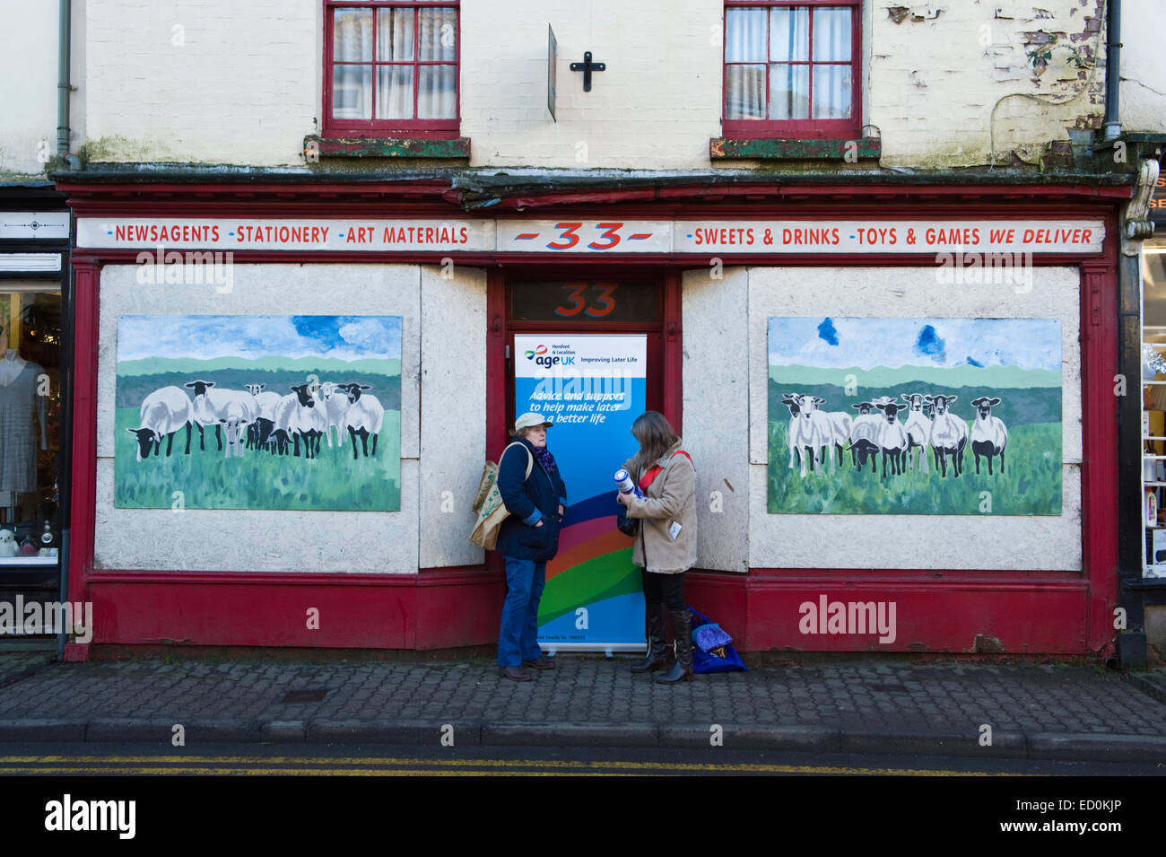 Newsagent uk woman hi-res stock photography and images - Alamy