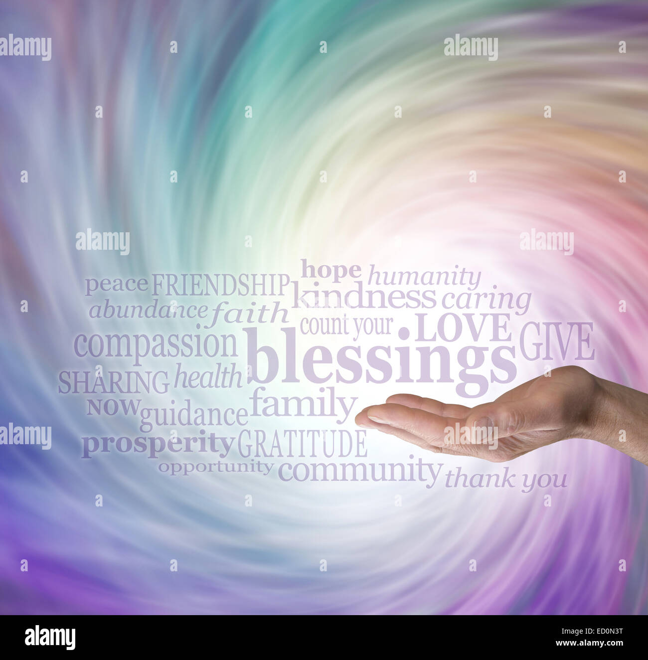 Giving blessings hi-res stock photography and images - Alamy