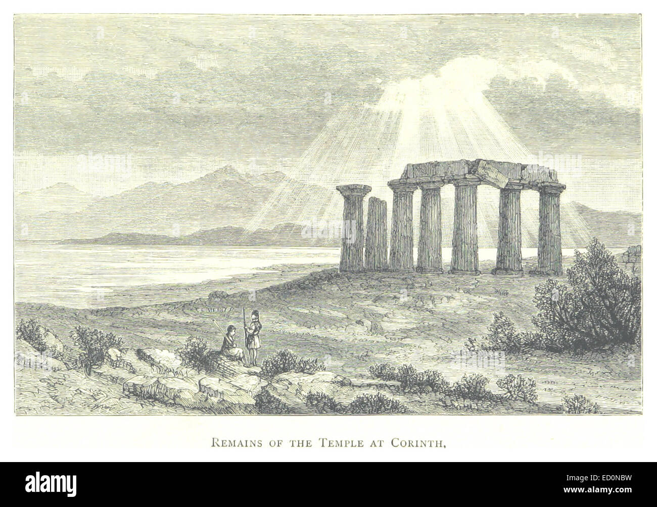 Ancient corinth map hi-res stock photography and images - Alamy