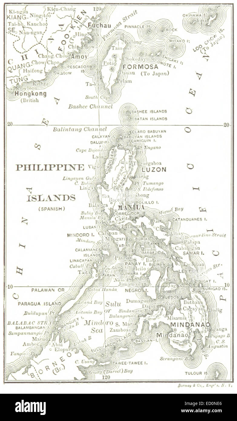 An 1898 illustration by Fernand, depicting the Philippine Islands ...