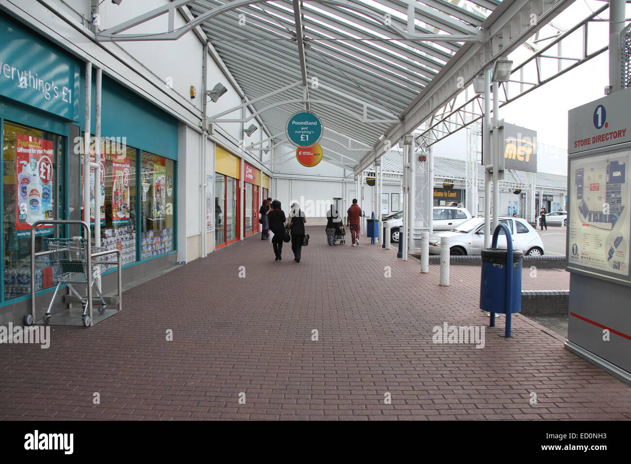 The parade of One Stop Shopping Centre in Perry Barr, Birmingham, UK ...