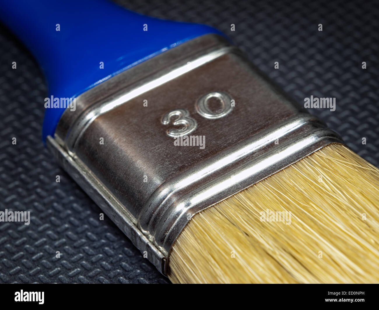 Closeup view of a paintbrush Stock Photo - Alamy