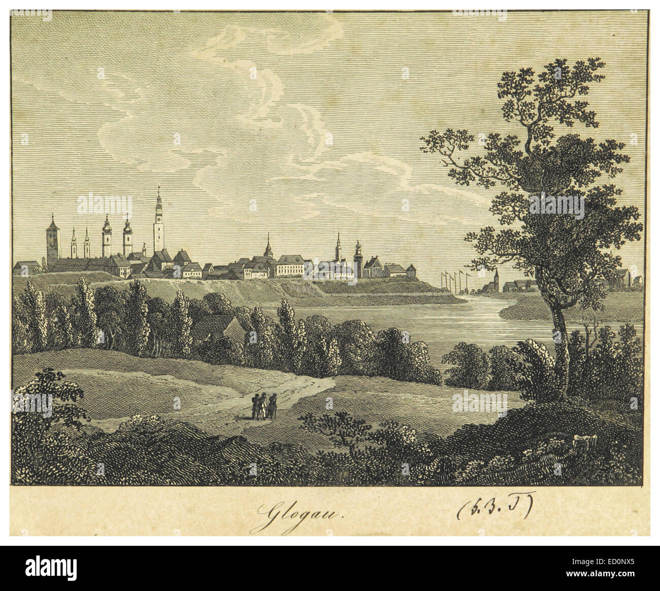 Glogau map hi-res stock photography and images - Alamy