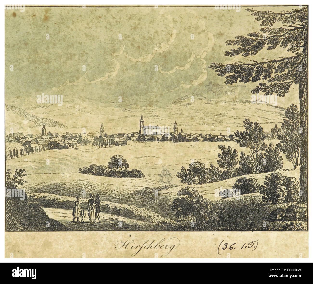 This 1812 map and illustration by Fischer and Stuckart presents ...