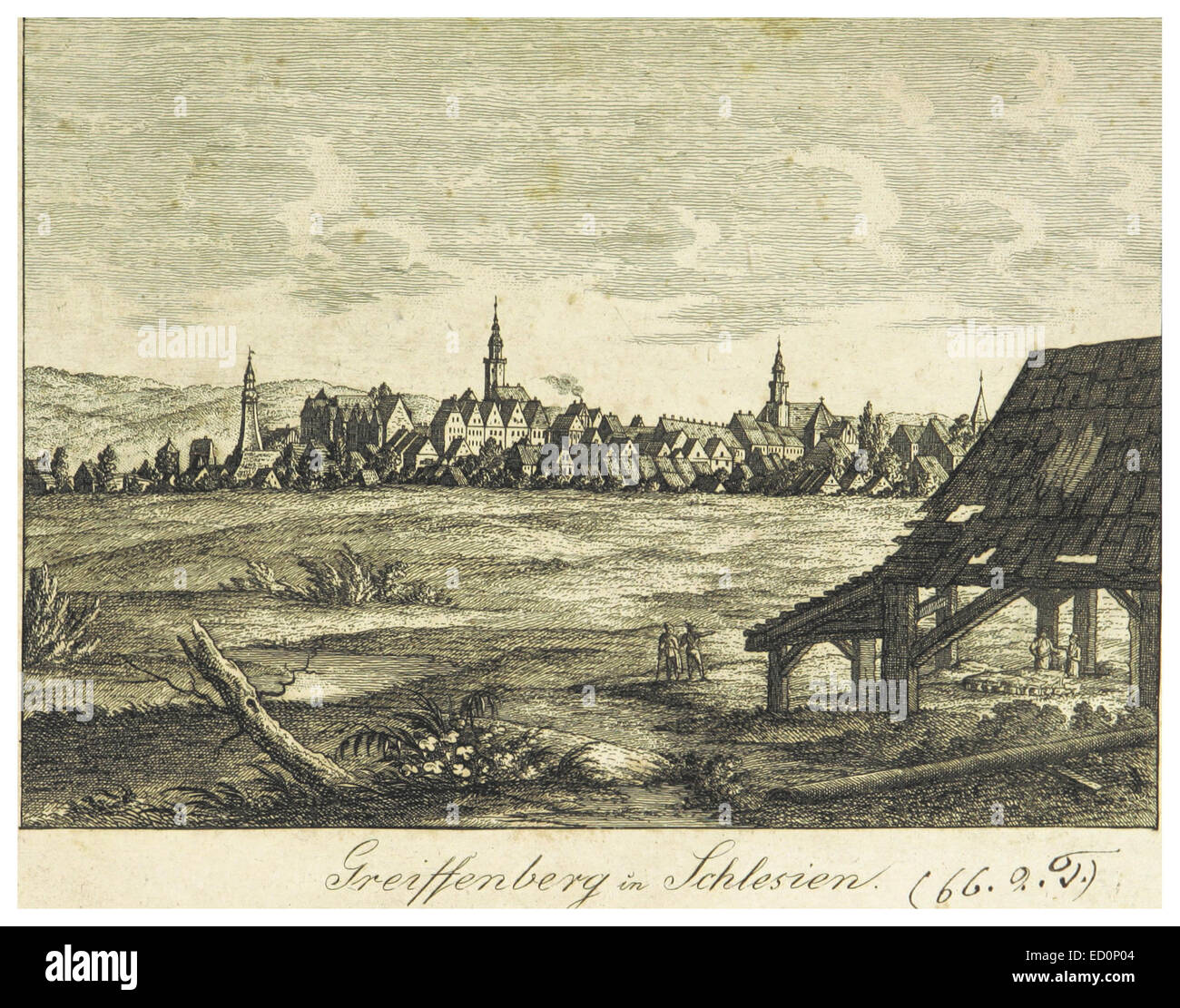 FISCHER, STUCKART(1819) Schlesien p076 - Greiffenberg in Schlesien ...