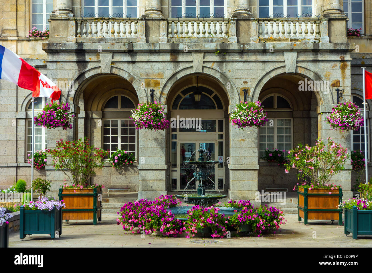 Marie, Town Hall, Domfront, Normandy France Stock Photo - Alamy