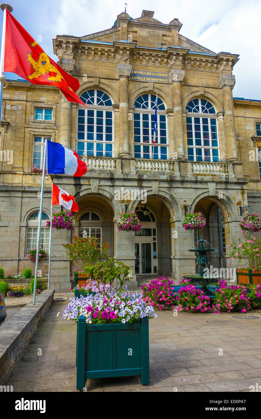 Marie, Town Hall, Domfront, Normandy France Stock Photo - Alamy