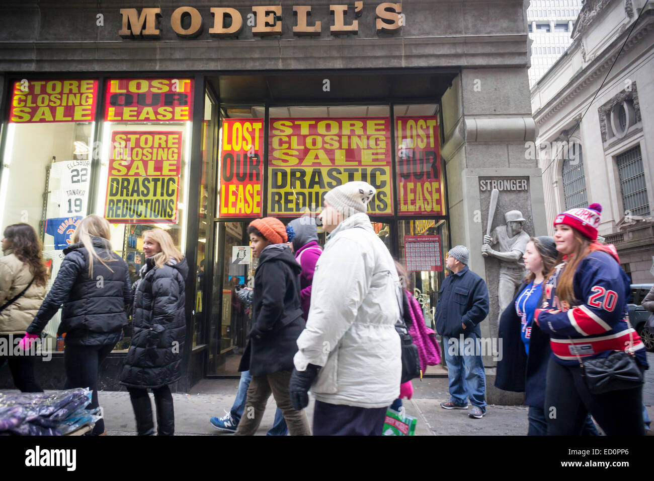The Grand Central location of the sporting goods chain, Modell's is ...