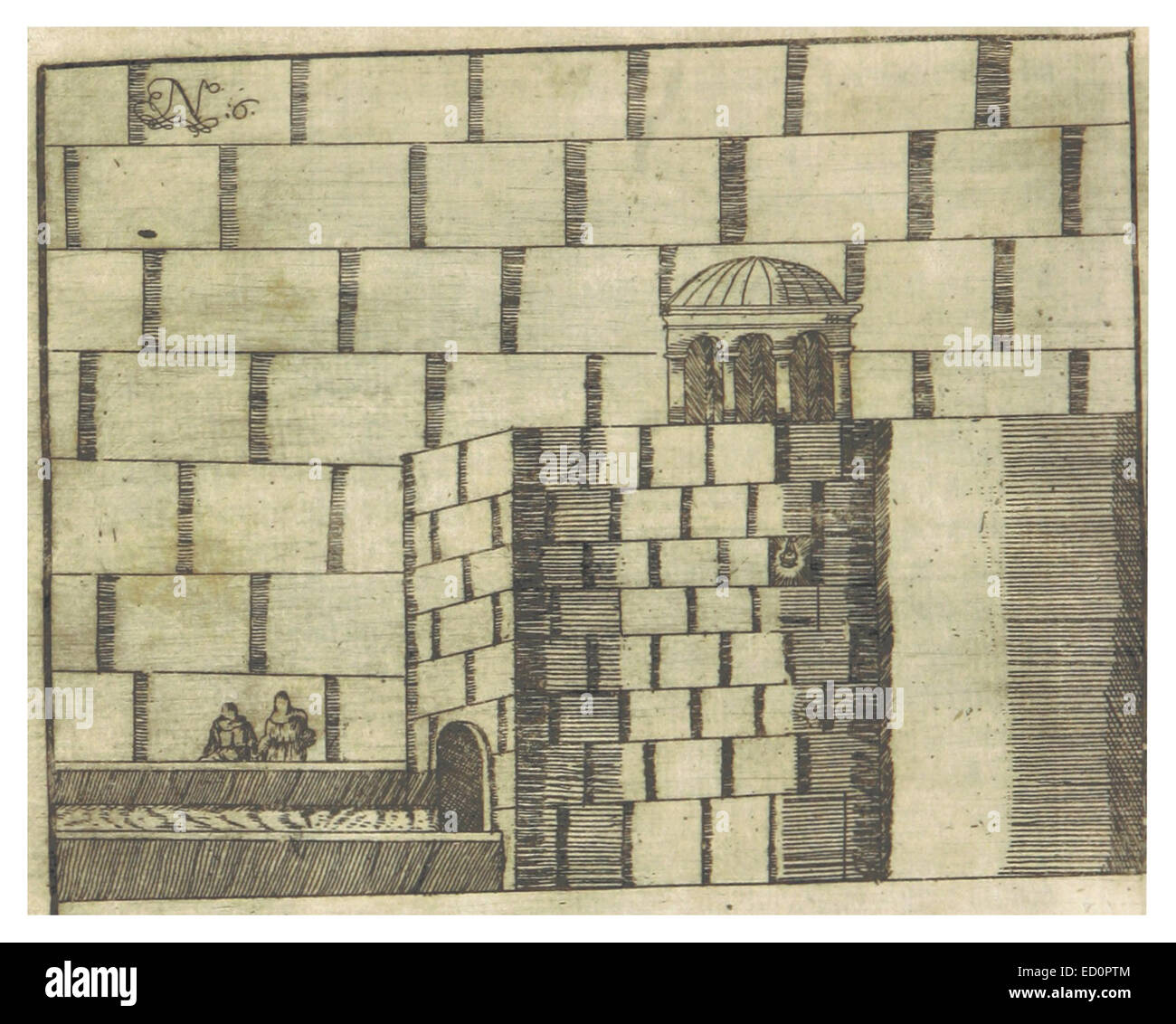 An 1681 depiction from the work 'Das heilge Grab' (The Holy Tomb ...