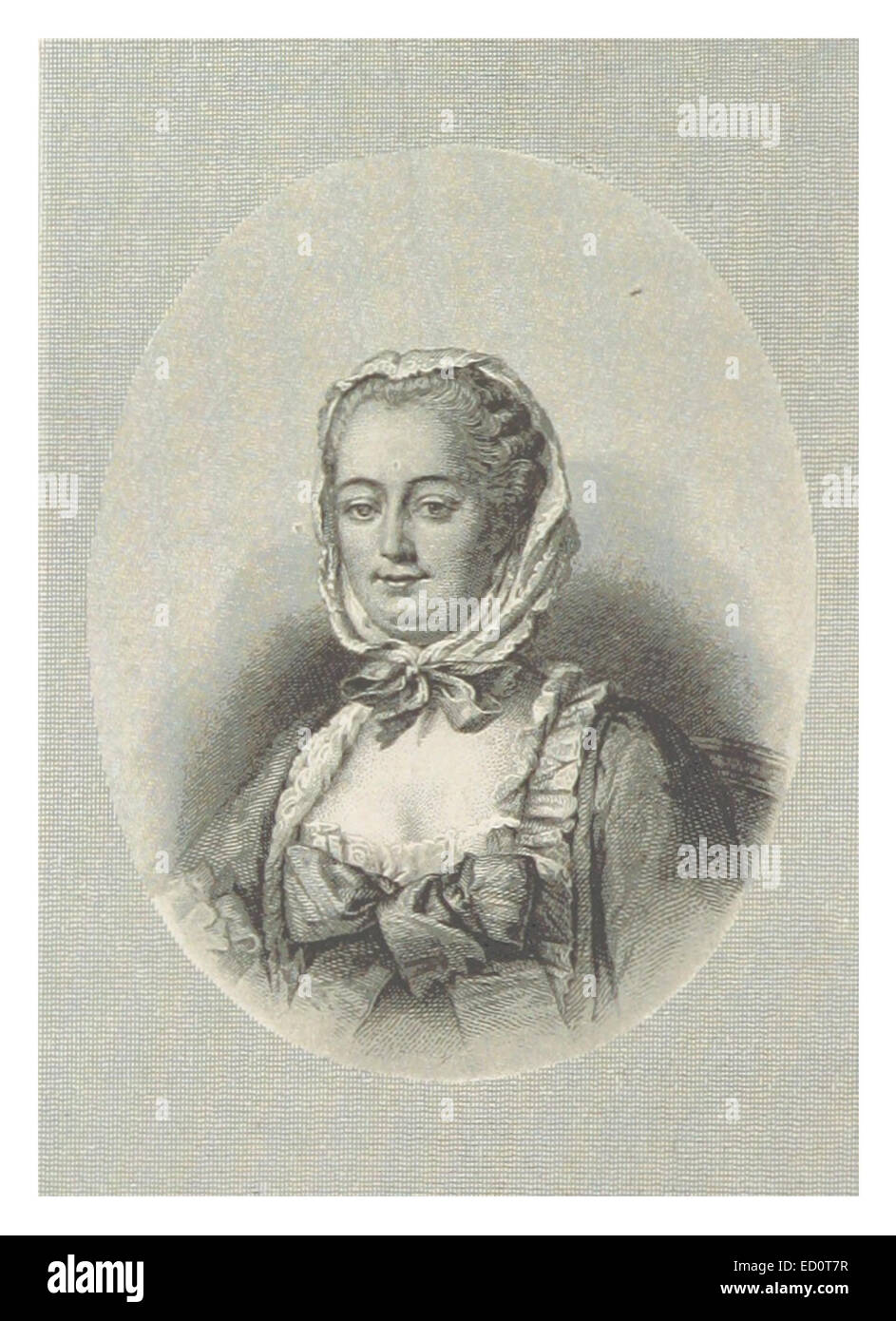 A 19th-century illustration by Giesinger, depicting Jeanne-Antoinette ...