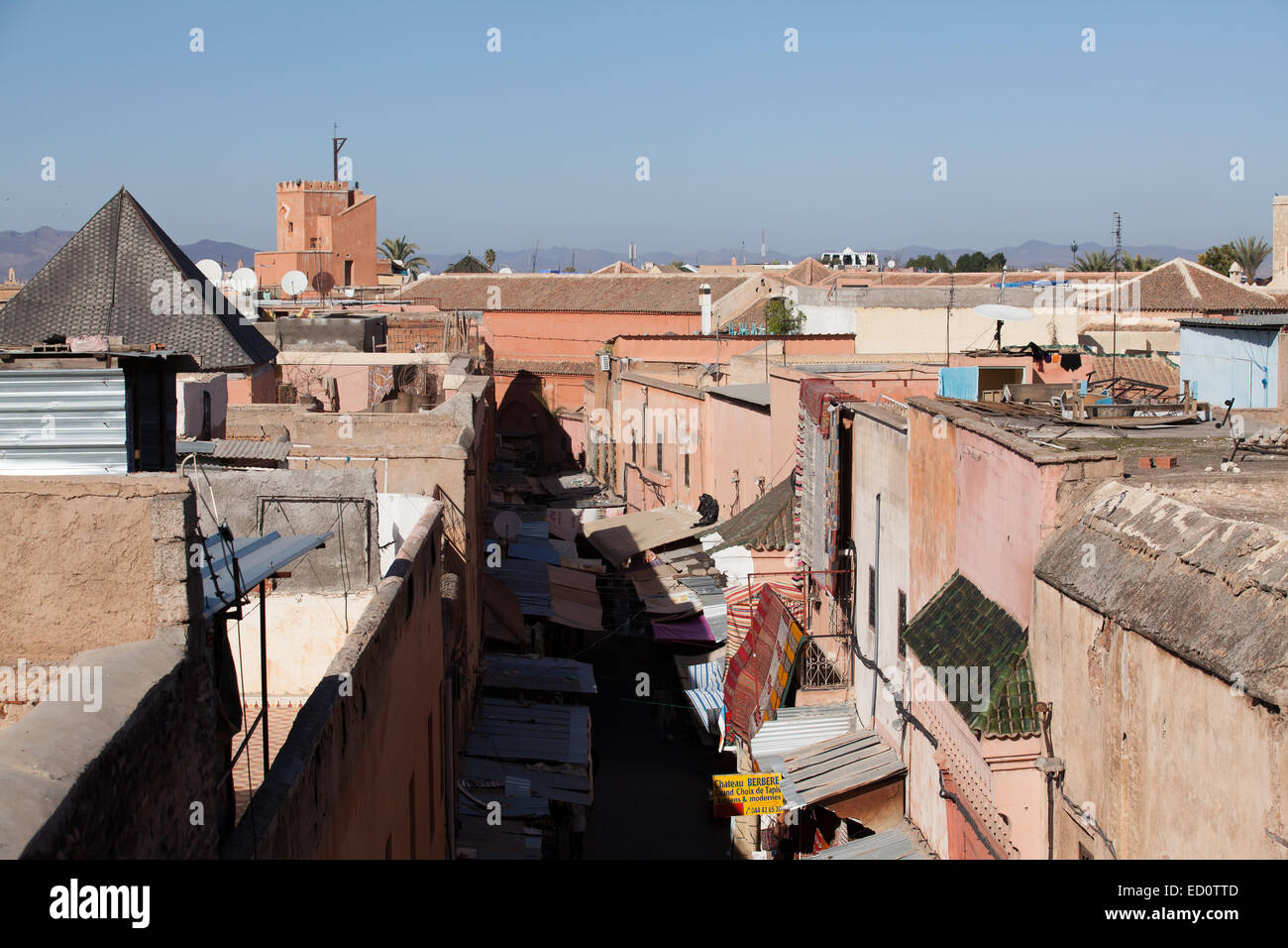 view of Marrakech skyline Stock Photo - Alamy