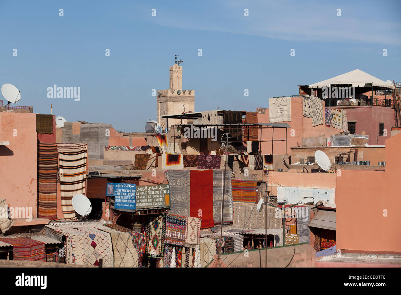 view of Marrakech skyline Stock Photo - Alamy