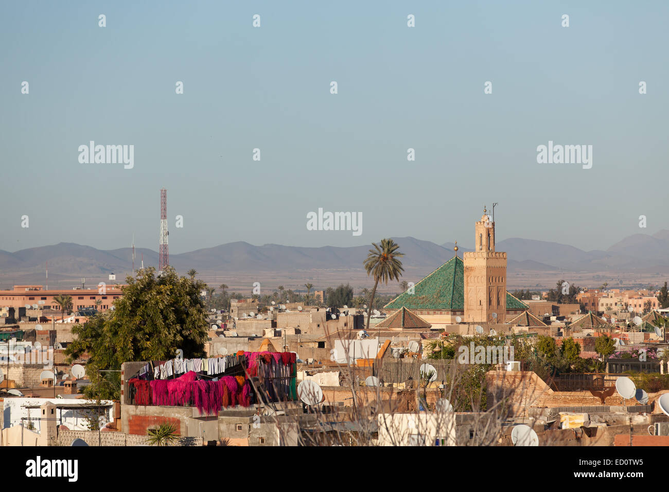 view of Marrakech skyline Stock Photo - Alamy