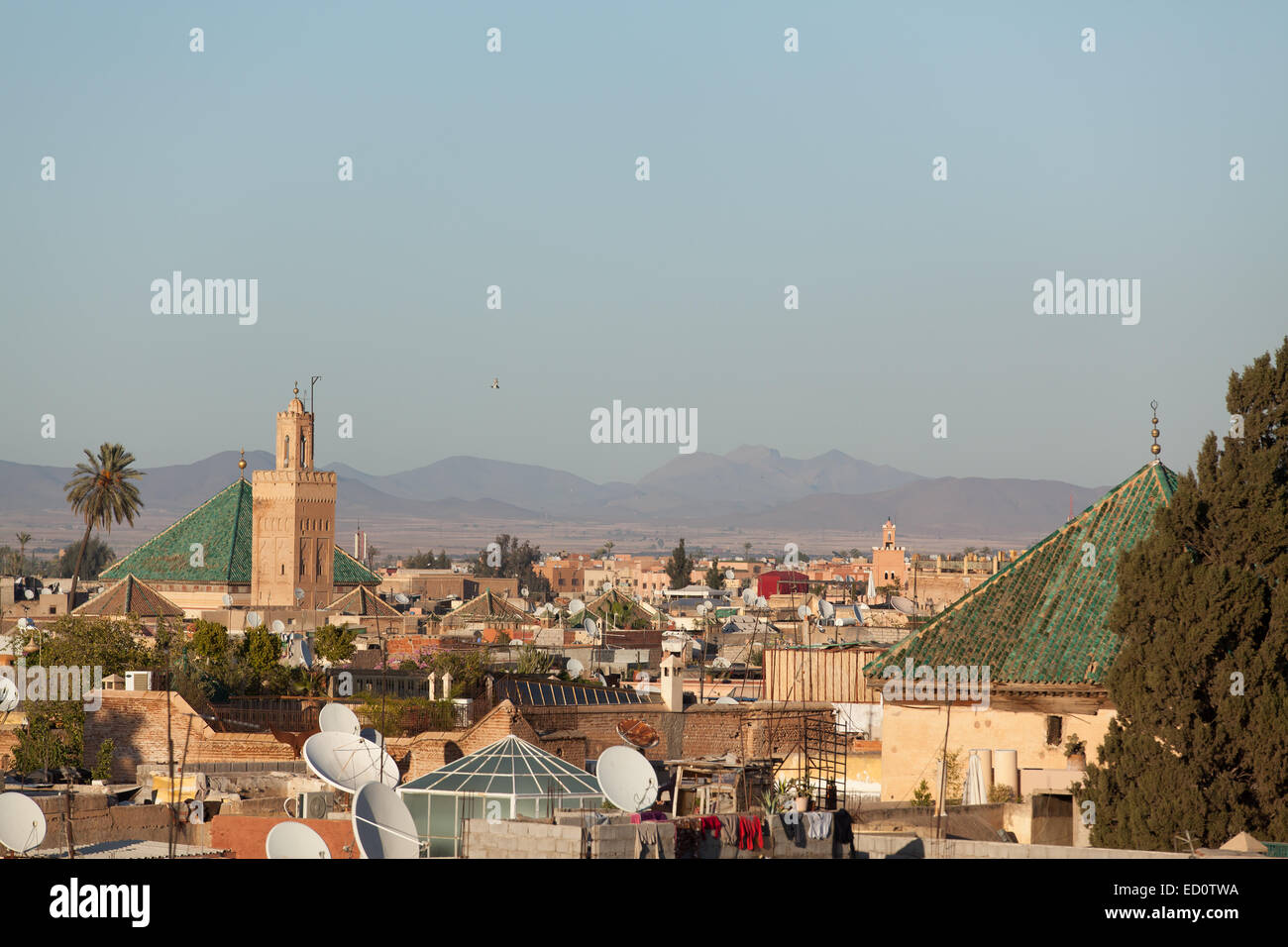 view of Marrakech skyline Stock Photo - Alamy
