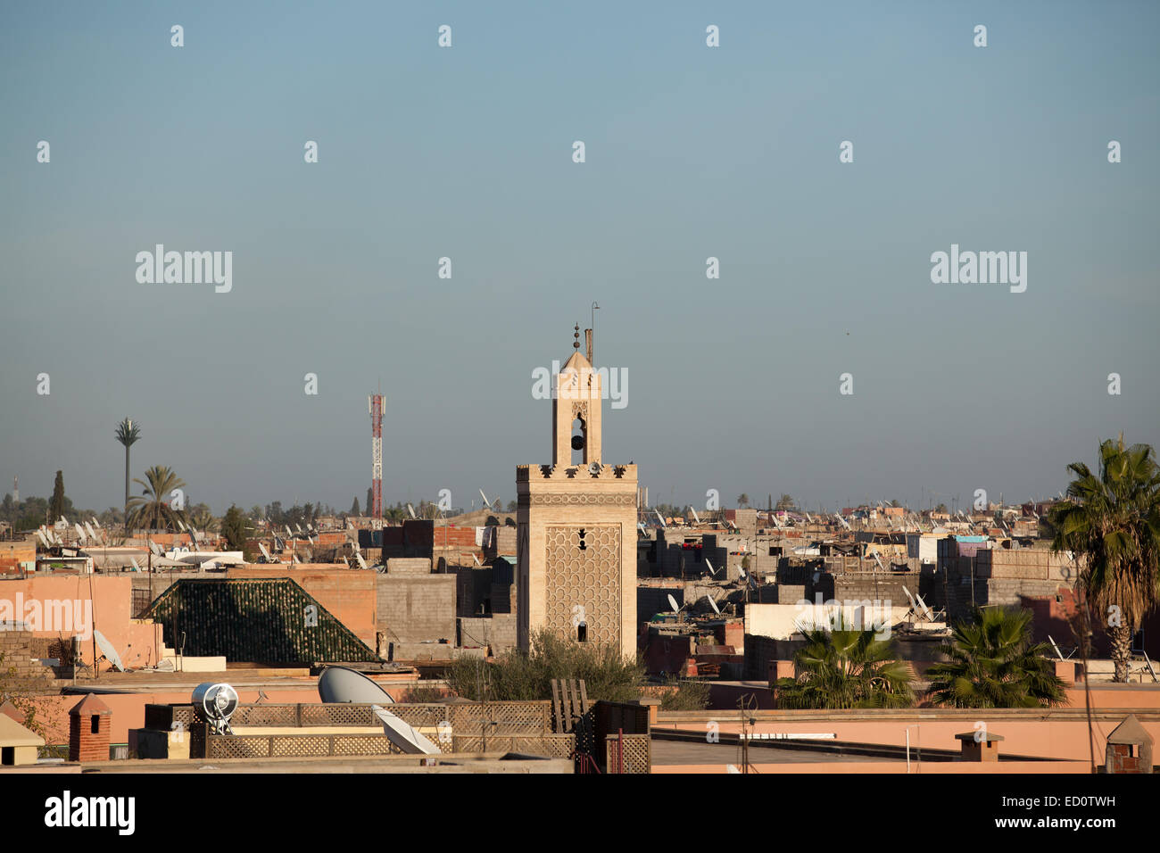 view of Marrakech skyline Stock Photo - Alamy