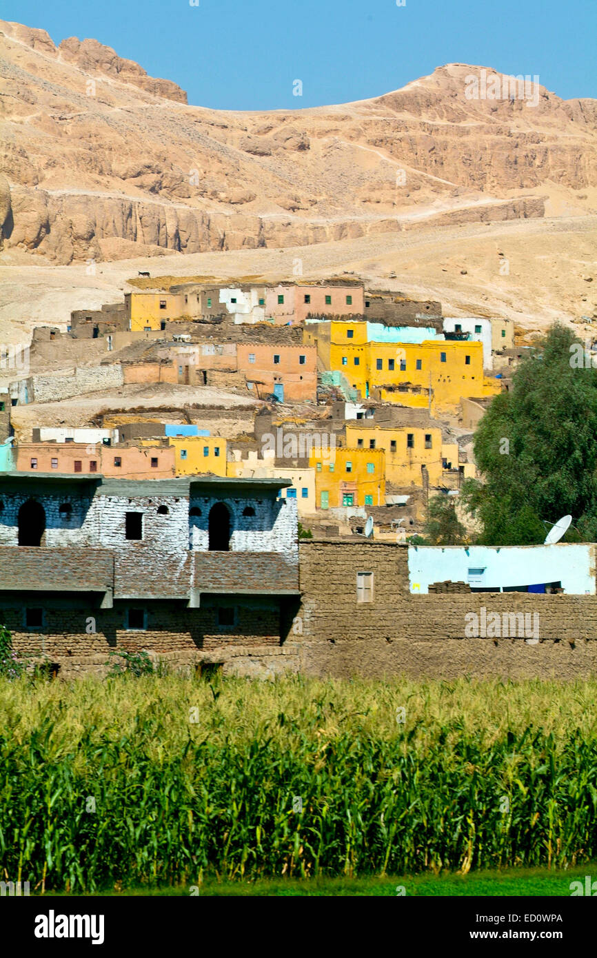 Egypt, Nile Valley, Luxor area, Thebes, Valley of the Nobles Stock ...