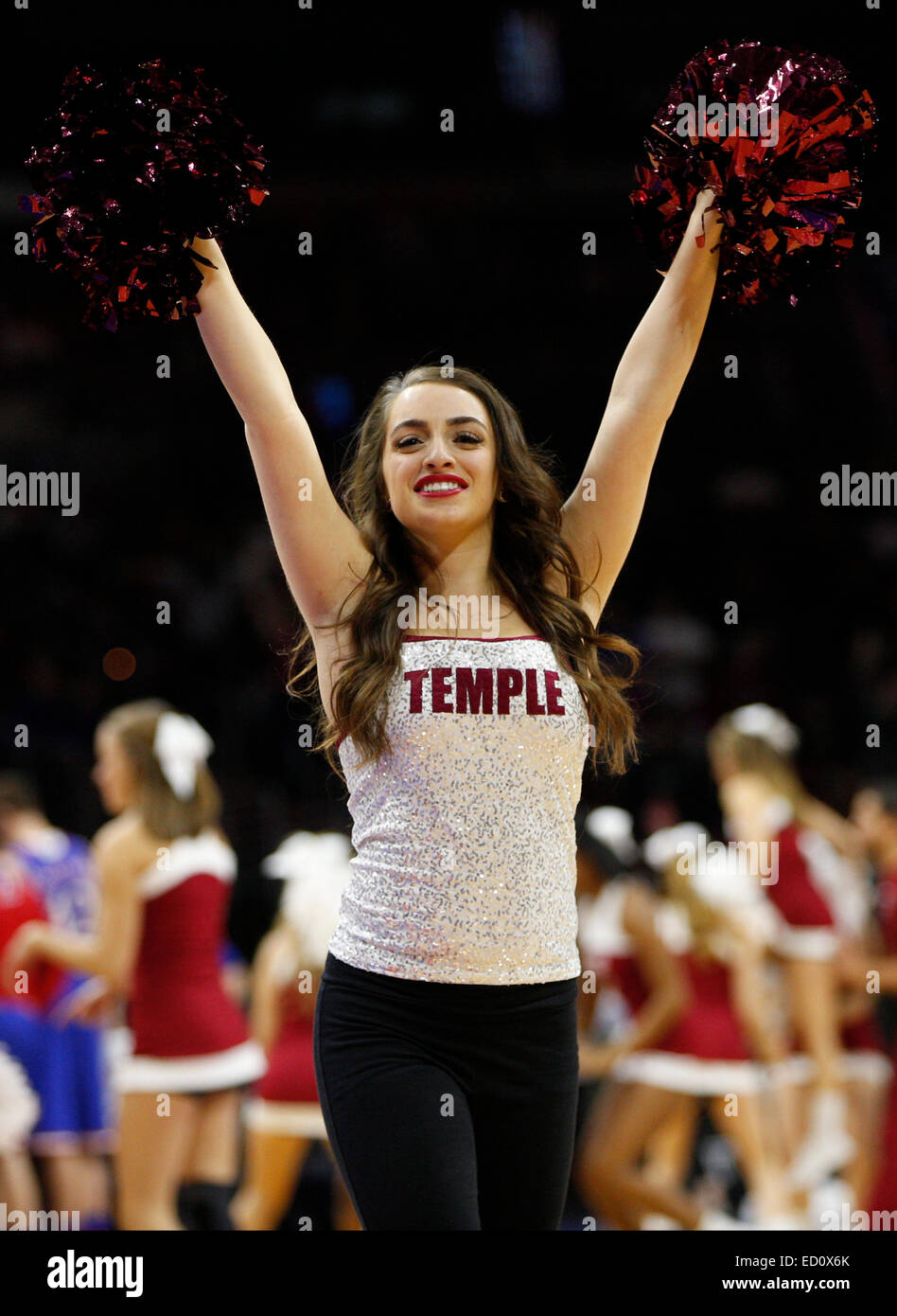 December 22, 2014: Temple Owls Diamond Gem Dance Team in action during ...