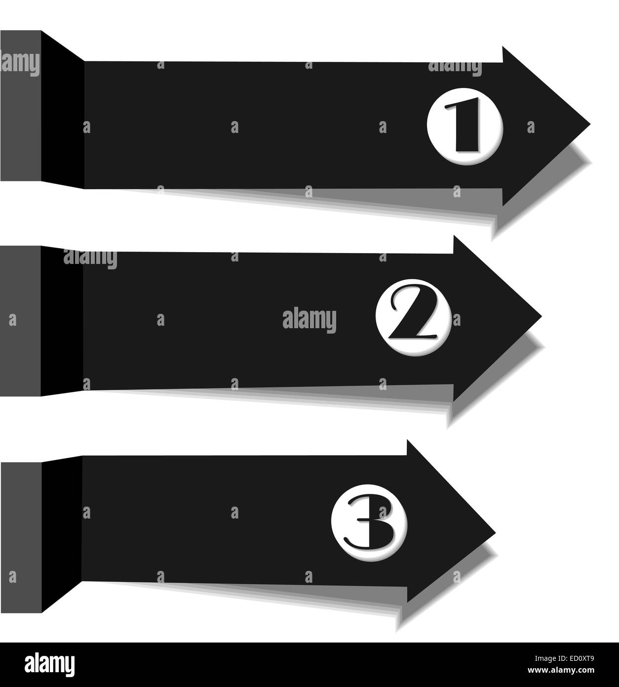 Arrow numbers hi-res stock photography and images - Alamy