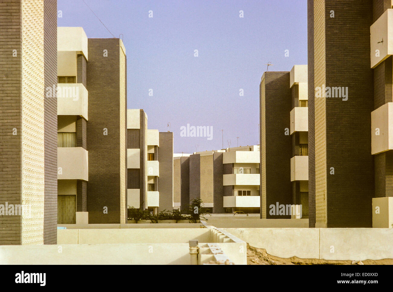 Kuwait October 1966. New Apartment Buildings Stock Photo - Alamy
