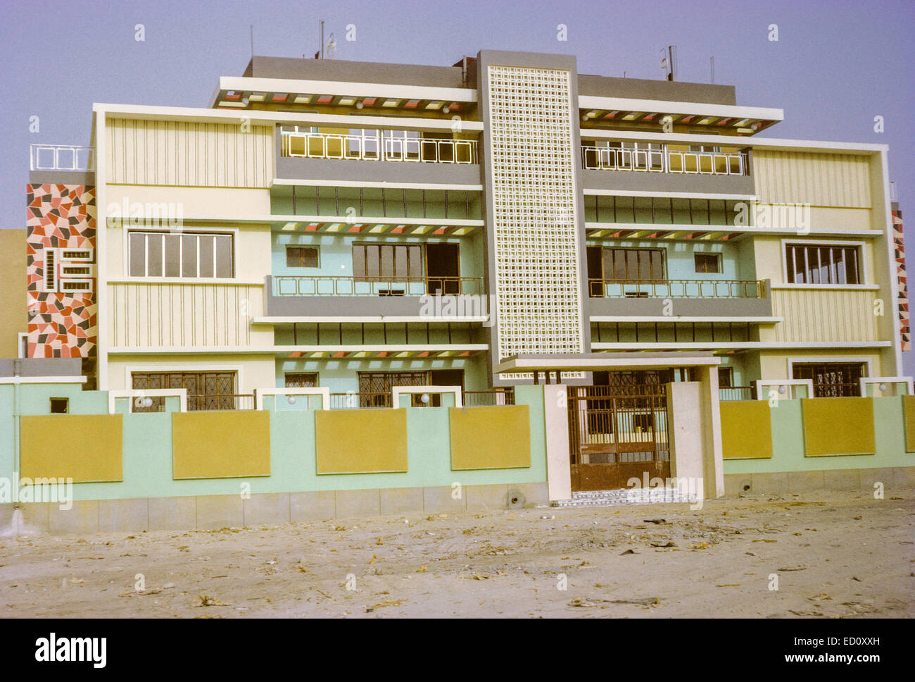 Kuwait April 1968. Newly-constructed House in Modern Style of the Late ...