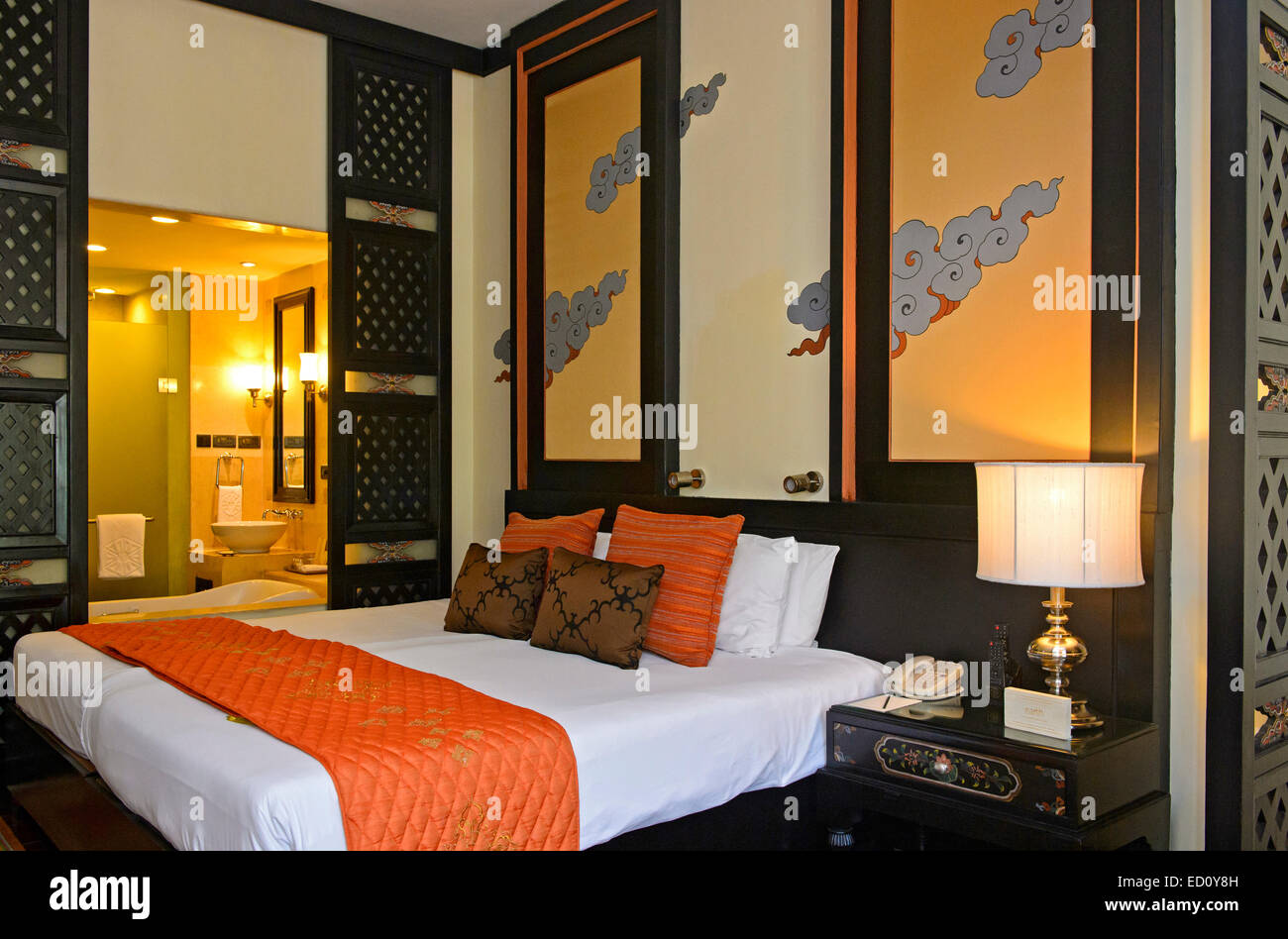 Room at the Taj Tashi Hotel, Thimphu, Bhutan Stock Photo - Alamy