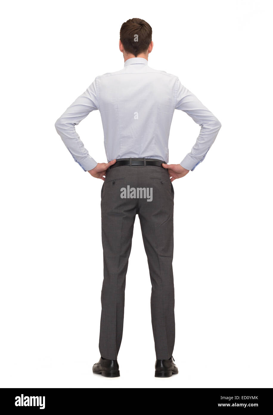 Back view anonymous man Cut Out Stock Images & Pictures - Alamy