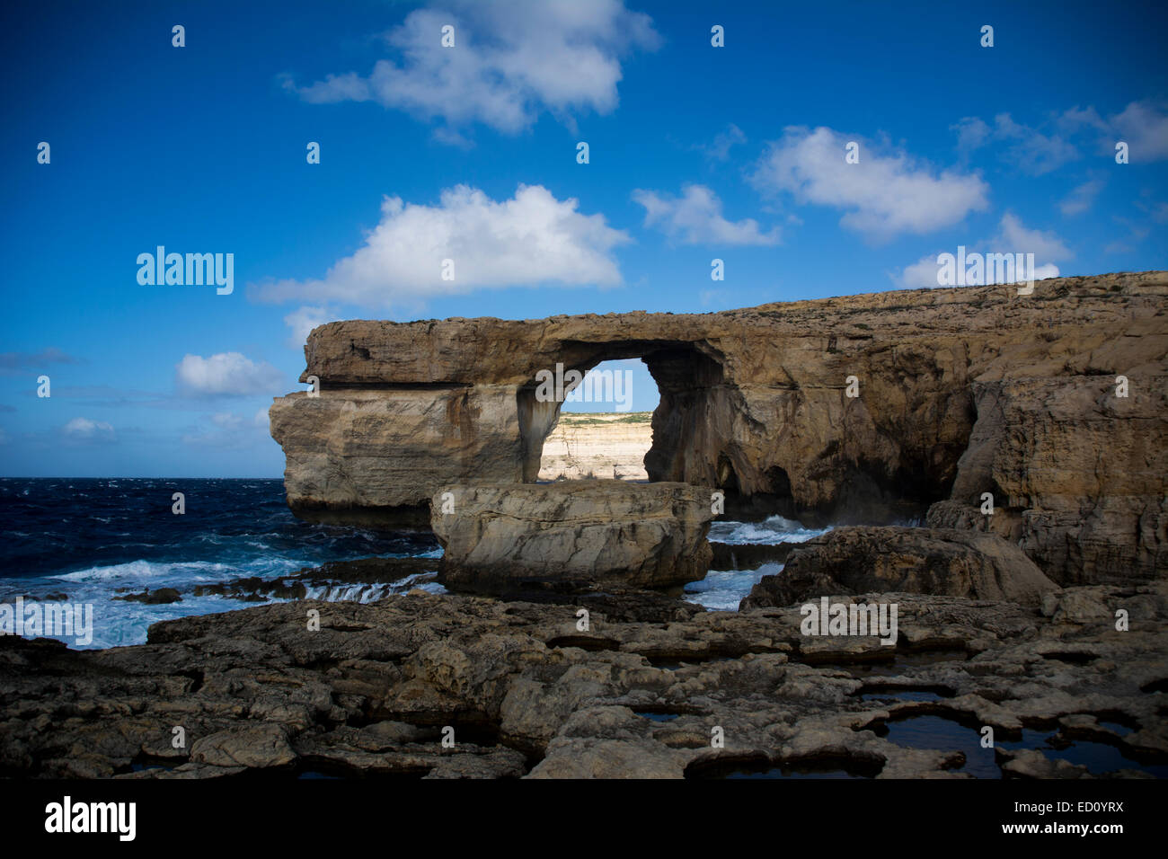 Azure Window, Gozo Stock Photo - Alamy