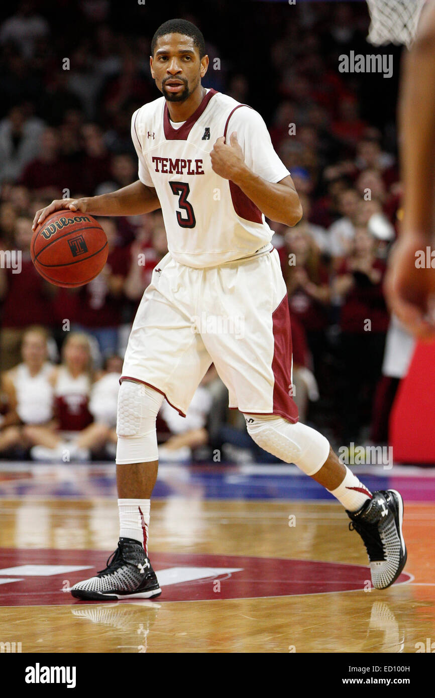 December 22, 2014: Temple Owls guard Jesse Morgan (3) in action during ...