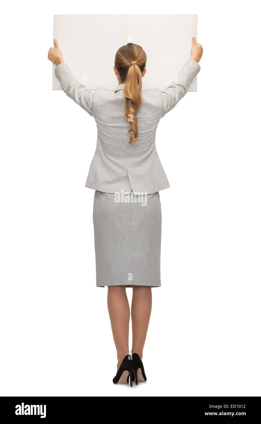 businesswoman or teacher in suit from back Stock Photo - Alamy